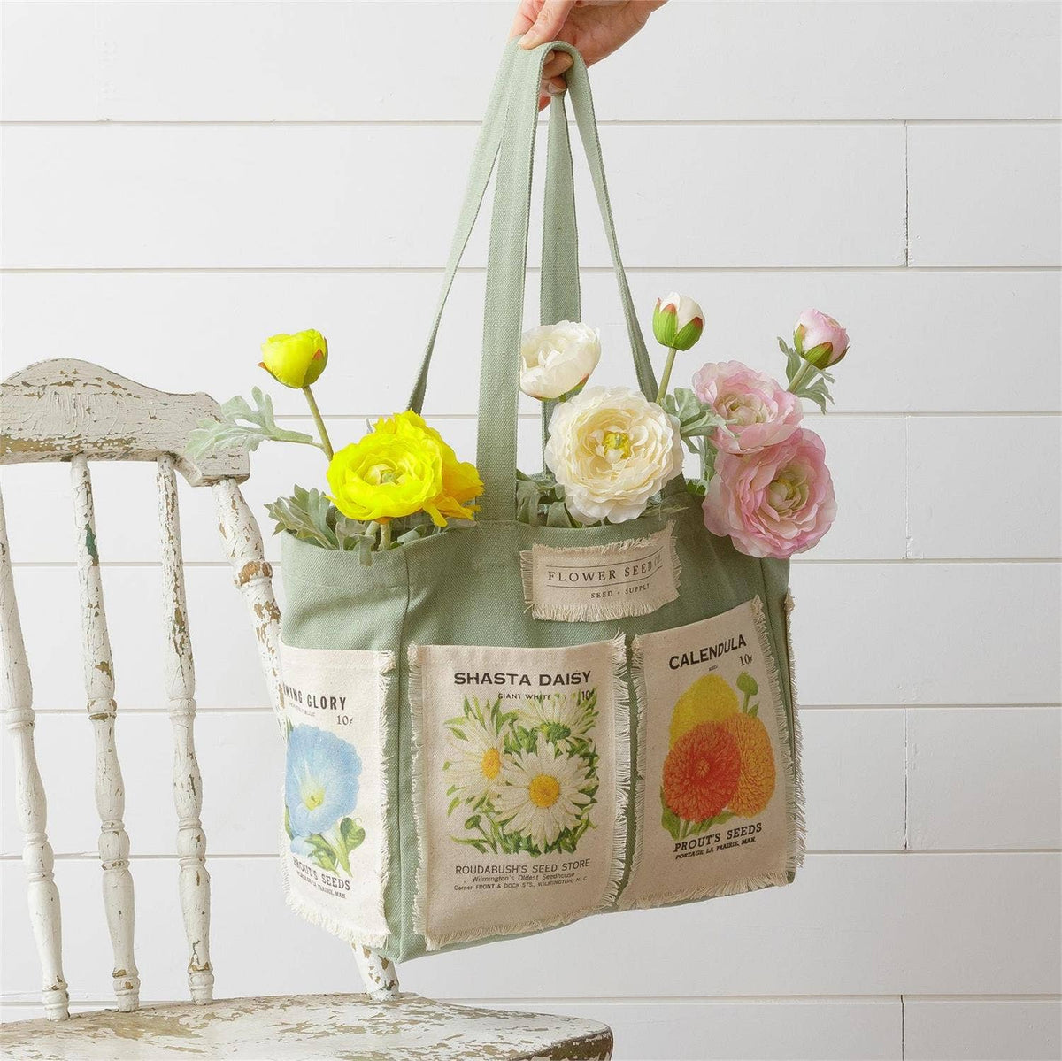 Flower Seed Packets Tote | Hope Flower Farm